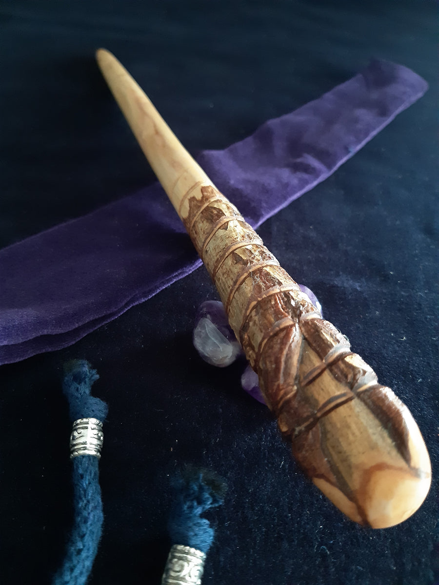 Wooden Wand # 43 - Cornish Hazel – Barry Mays